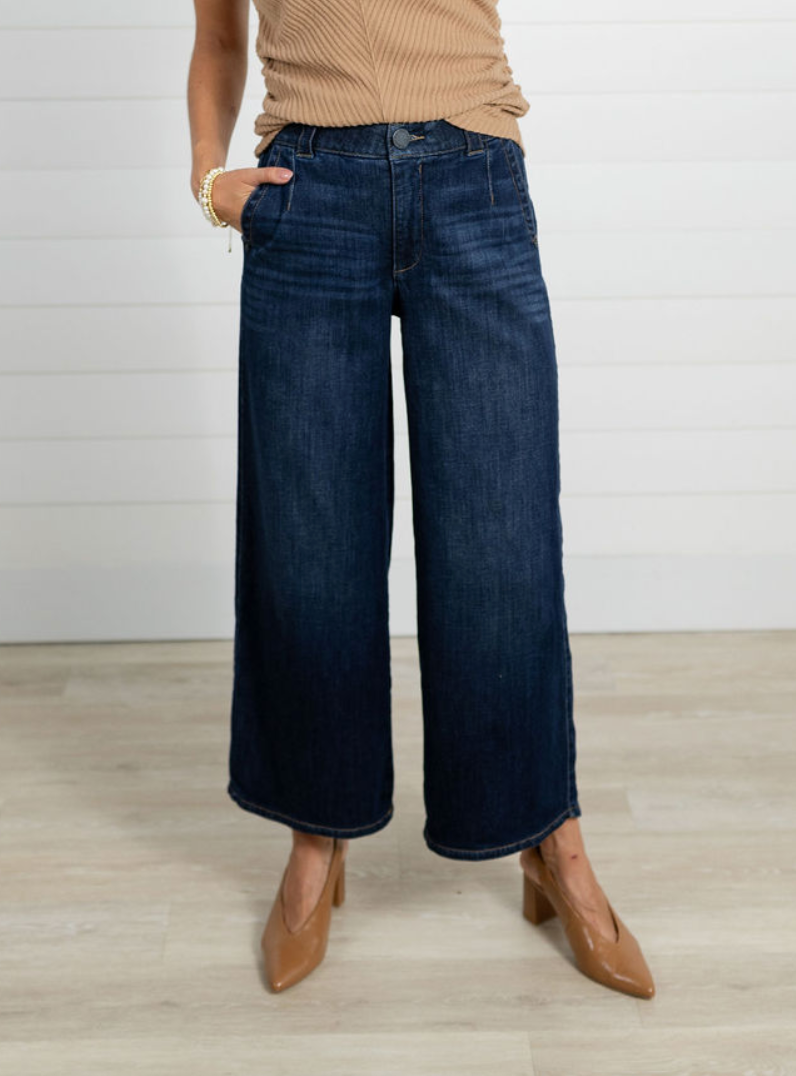 Mac and Me Skyrise Wide Leg w/ Tulip Hem – Mainstream Boutique Apple Valley