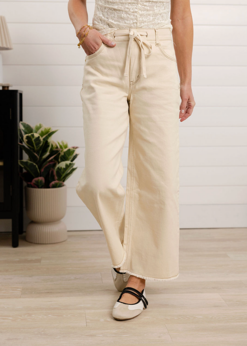 Mac and Me Skyrise Wide Leg W/ Drawstring – Mainstream Boutique Apple ...